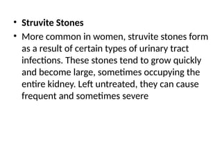 kidney stones ,types and its treatment.pptx