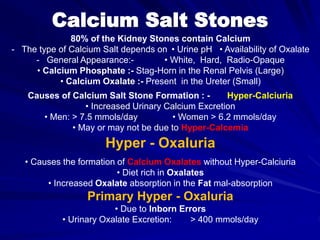 Kidney Stones HSSC II LBISE Chap. 15 | PPT