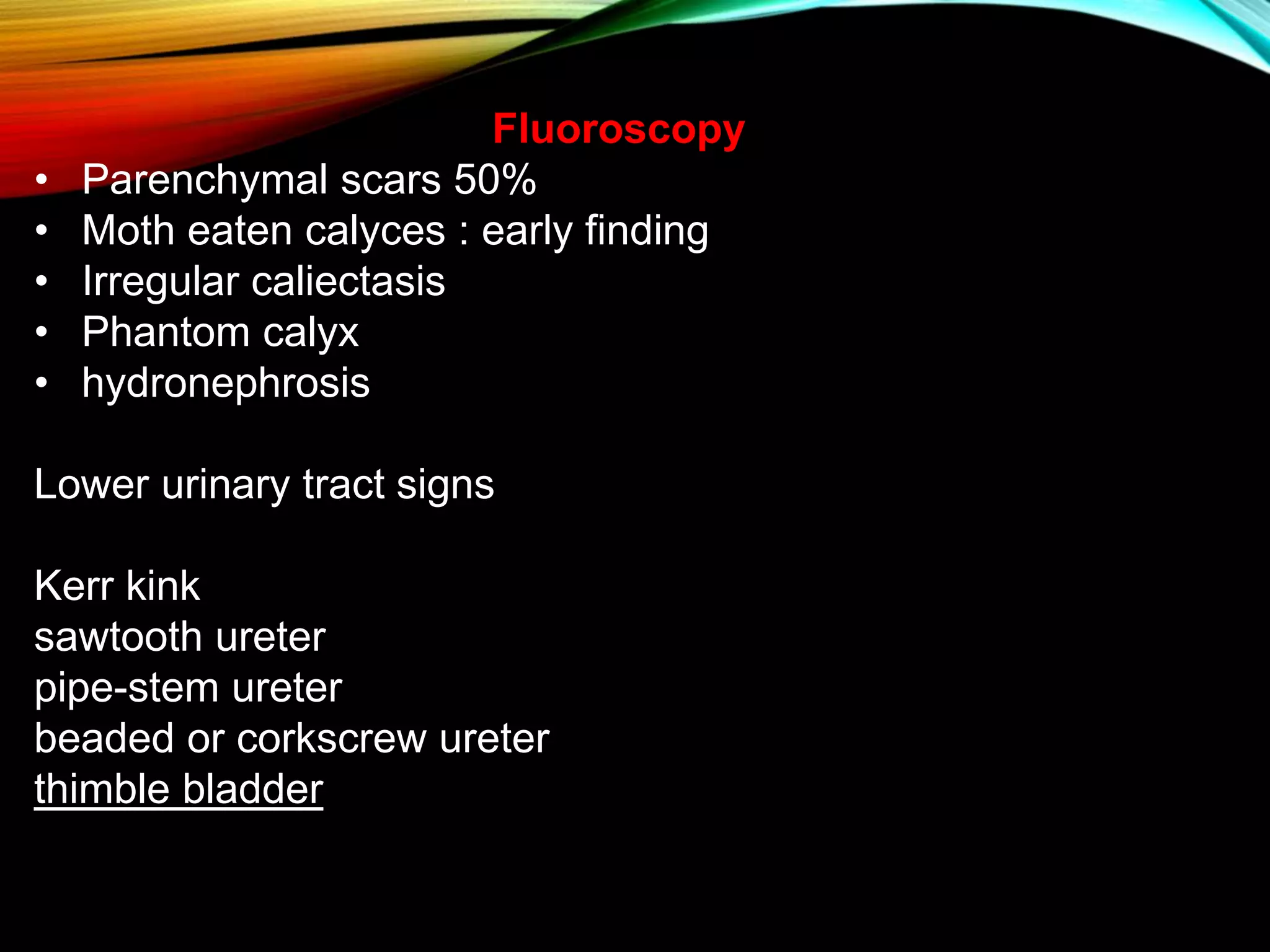 IMAGING FEATURES IN RENAL TUBERCULOSIS | PPTX