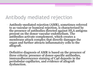 Kidney Transplant - Pharmacotherapy | PPTX