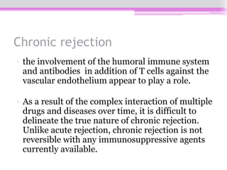 Kidney Transplant - Pharmacotherapy | PPTX