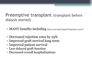 Kidney Transplant | Fraser Health | PPT
