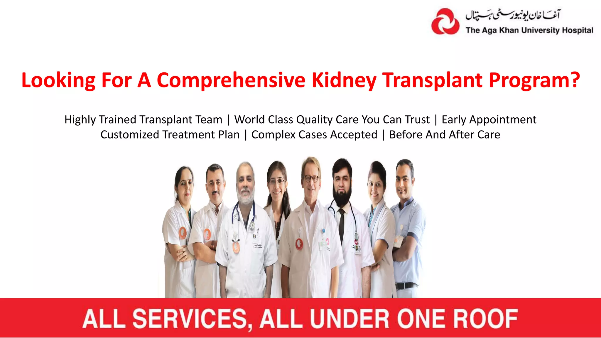 Kidney transplant program | PPTX