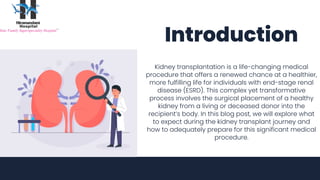 Kidney Transplants What to Expect and How to Prepare — Hiranandani ...