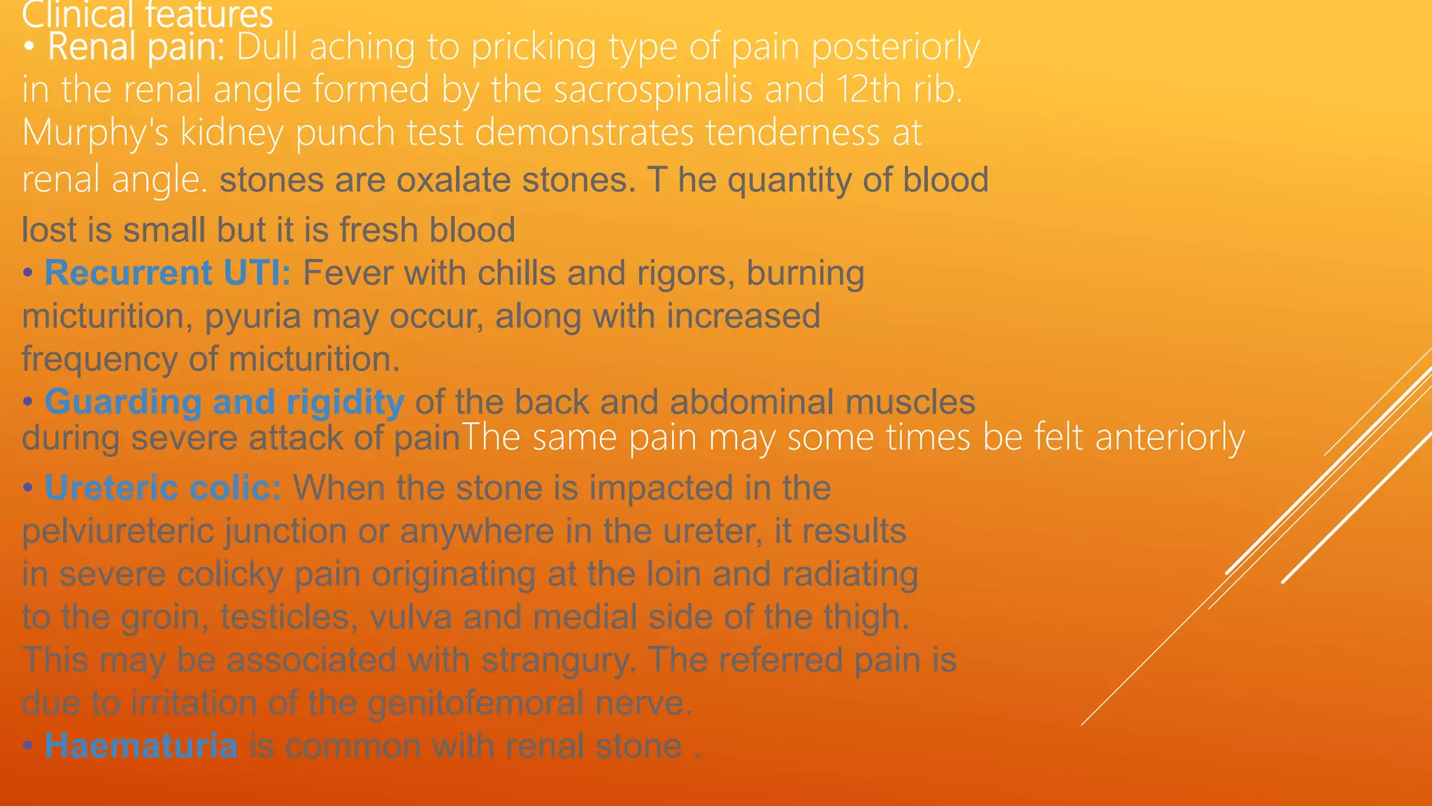 Kidney & ureter Common surgical problems | PPTX