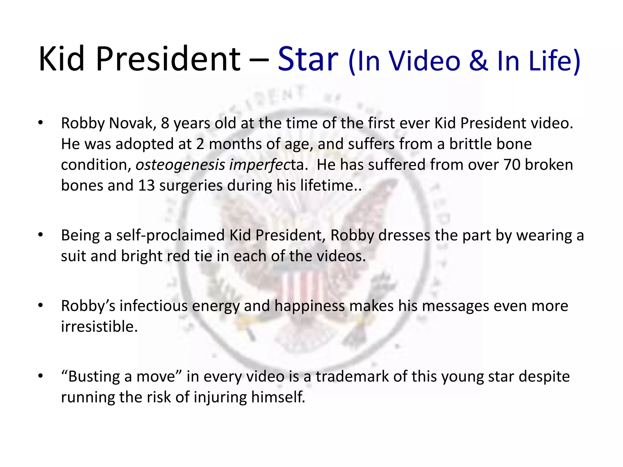 Kid president presentation 2 | PPT