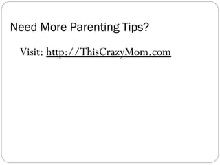 Summer Tips for Parents | PPT