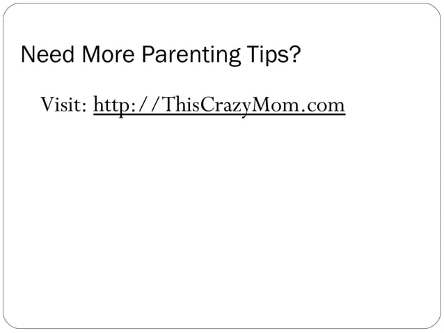 Summer Tips for Parents | PPT