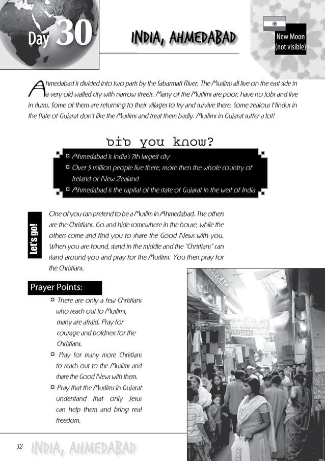 Childrens 30-days Muslim Prayer Guide | PPT