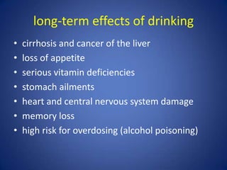 Kids and alcohol for grades 5, 6, 7 and 8 | PPTX