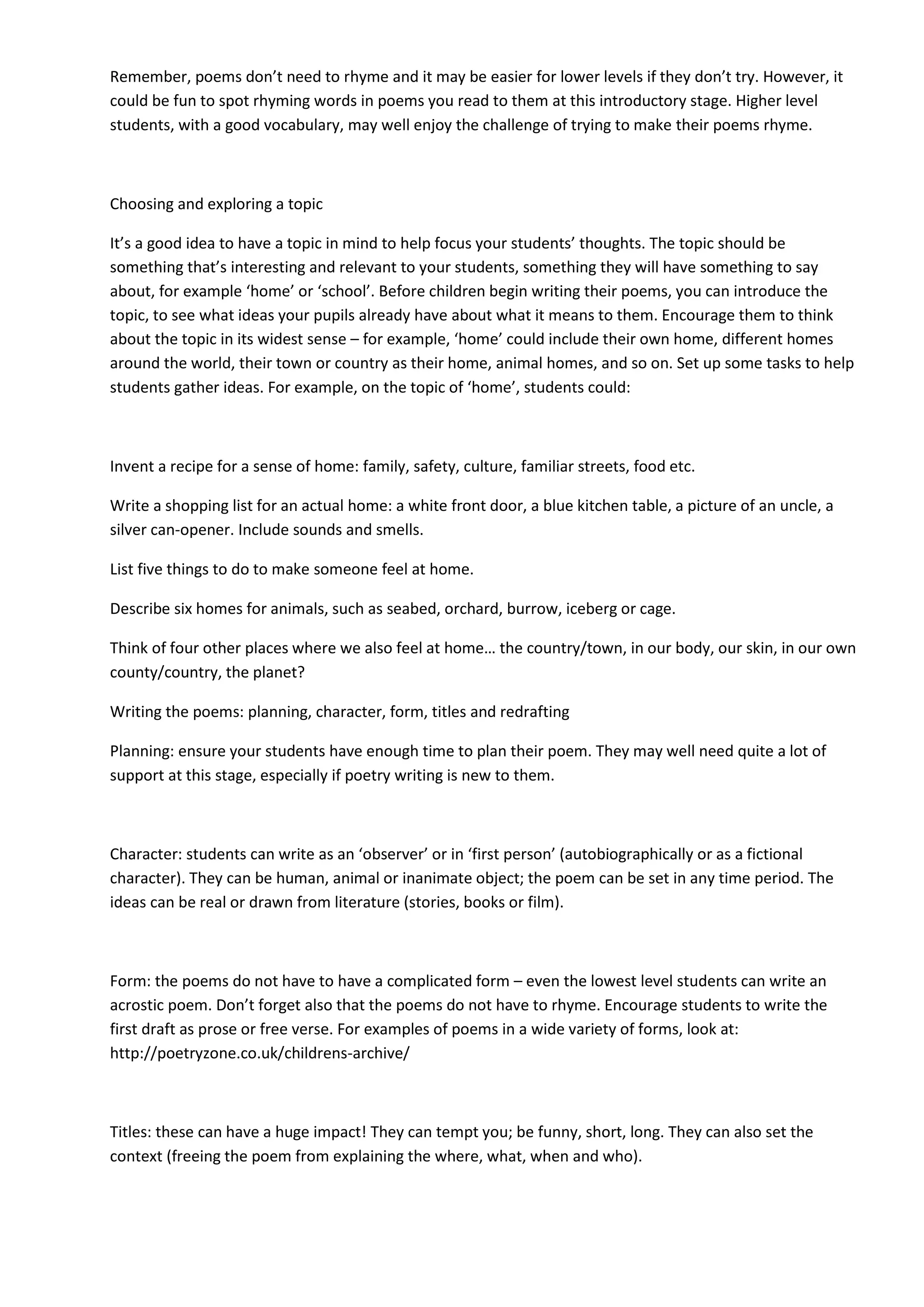 Kids and poetry | PDF