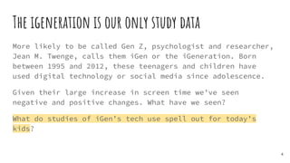 Kids and Social Media: Raising Free-Range Kids in a Digital Age | PPT