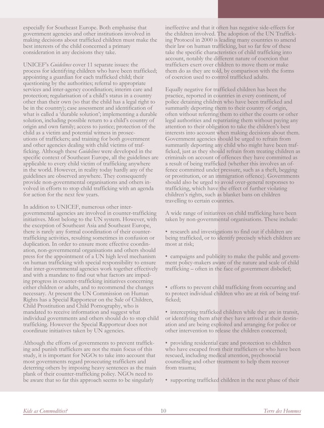 Kids as commodities child trafficking an what to do about it | PDF