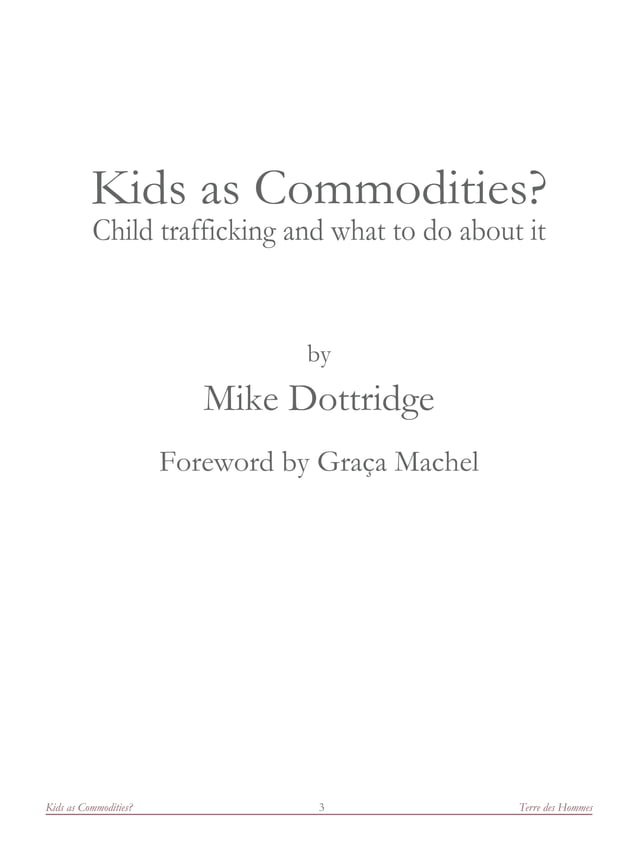 Kids as commodities child trafficking an what to do about it | PDF