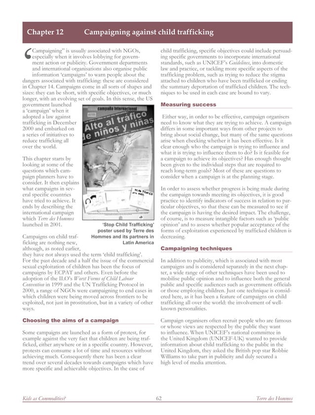 Kids as commodities child trafficking an what to do about it