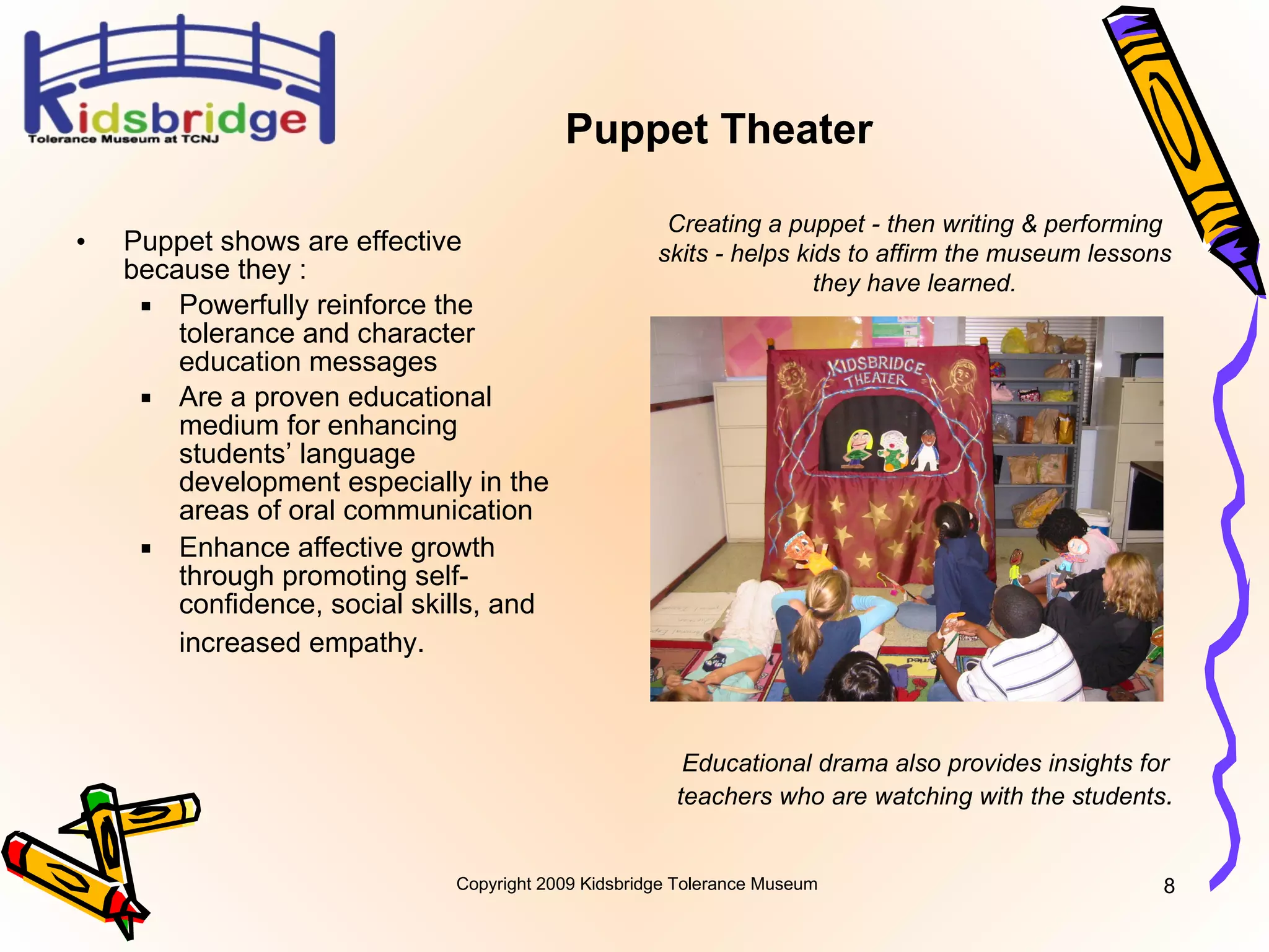 Kidsbridge Tolerance Museum | PPT