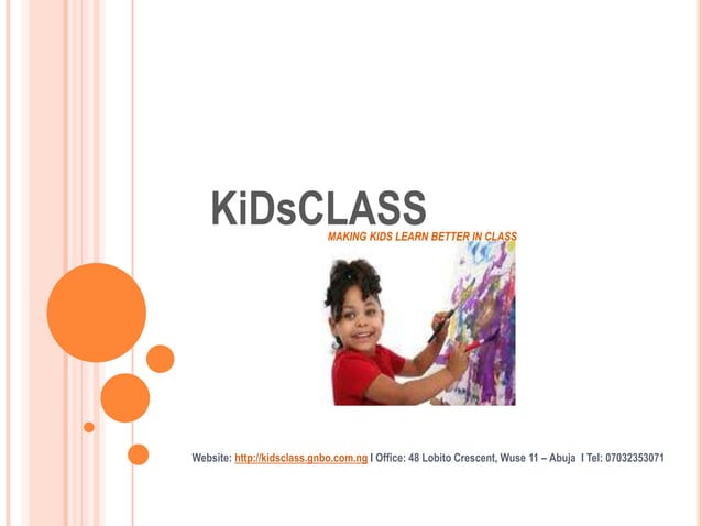 Kids class presentation | PPT