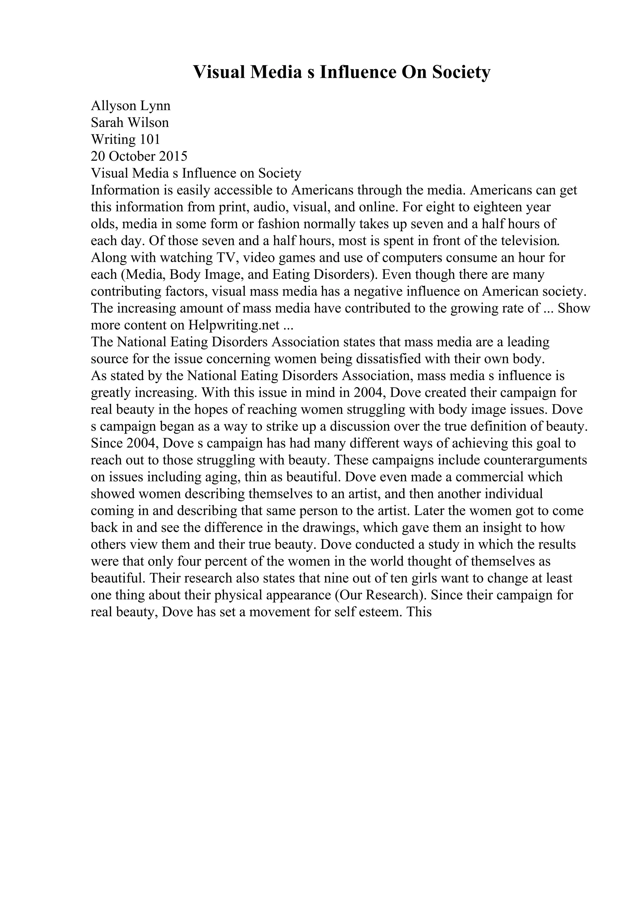 Kids Essay Examples | PDF