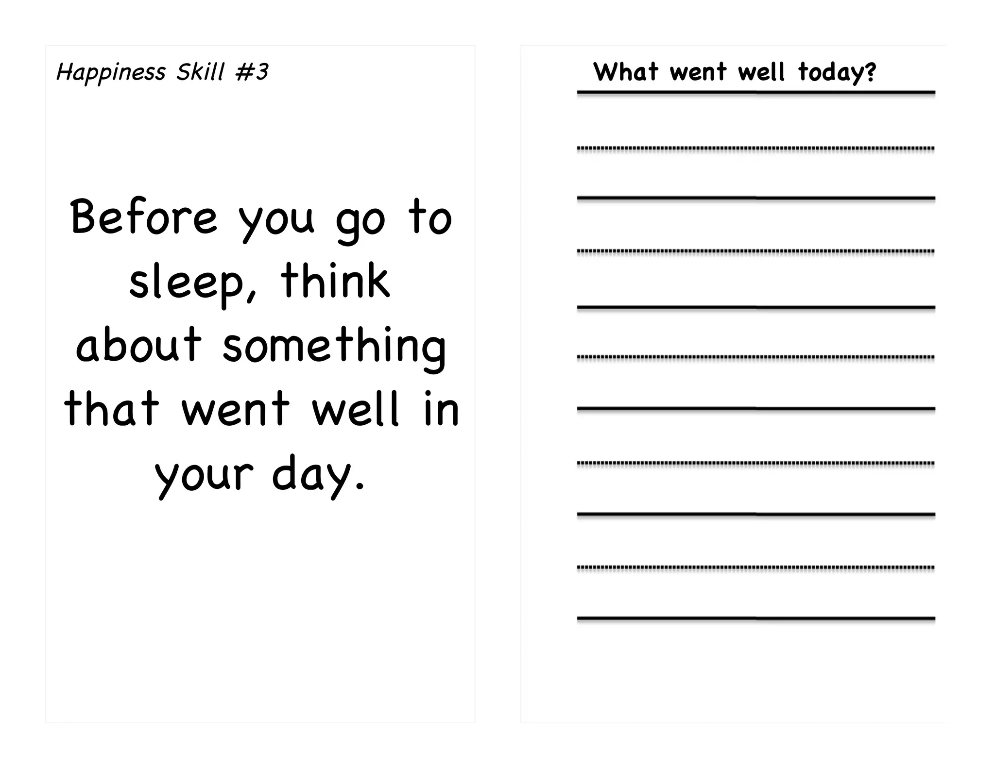 Print this for kids - double sided short edge binding | PDF