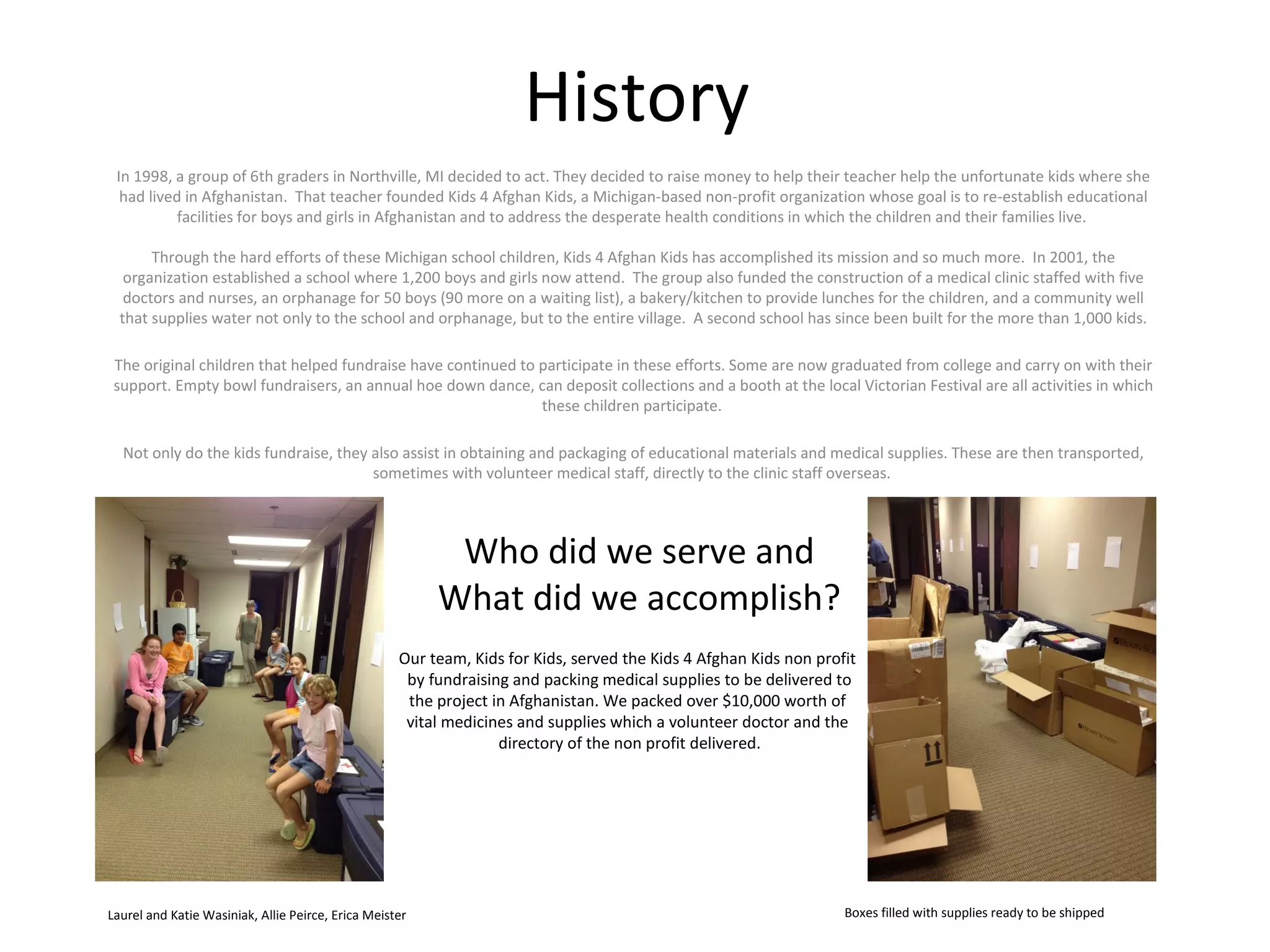 Kids for kids kids 4 afghan kids-772 | PPT | Non-Profit Organizations ...