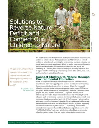 Kids outdoor education | PDF