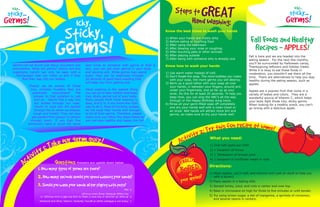 Kids quarterly germ newsletter
