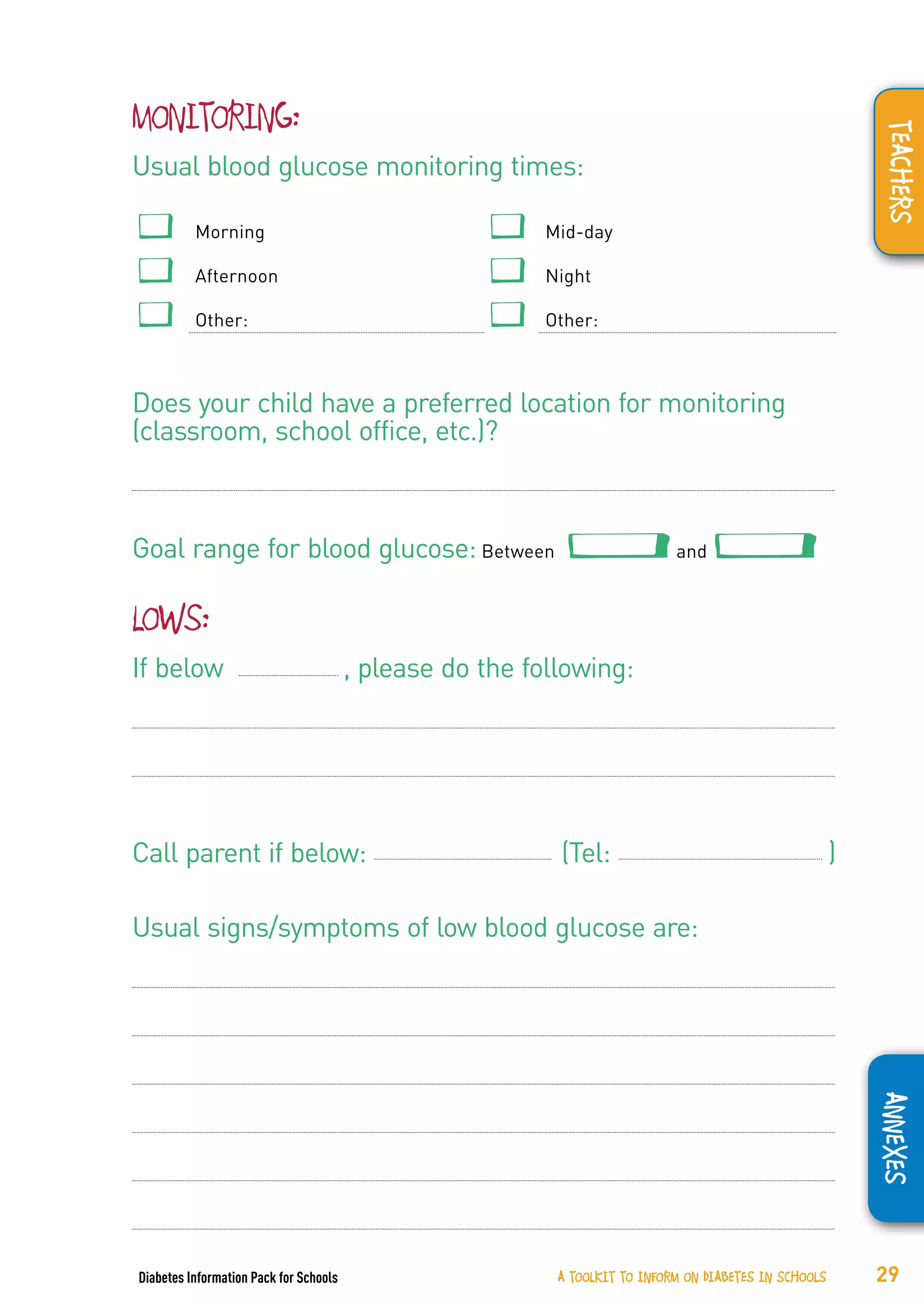 A toolkit to inform on diabetes in schools | PDF