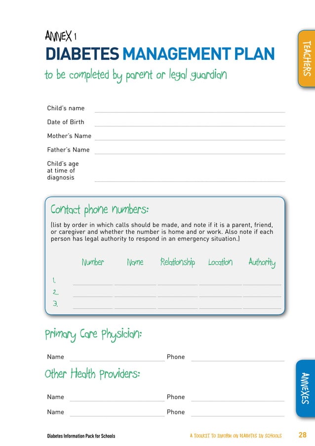 A toolkit to inform on diabetes in schools | PDF