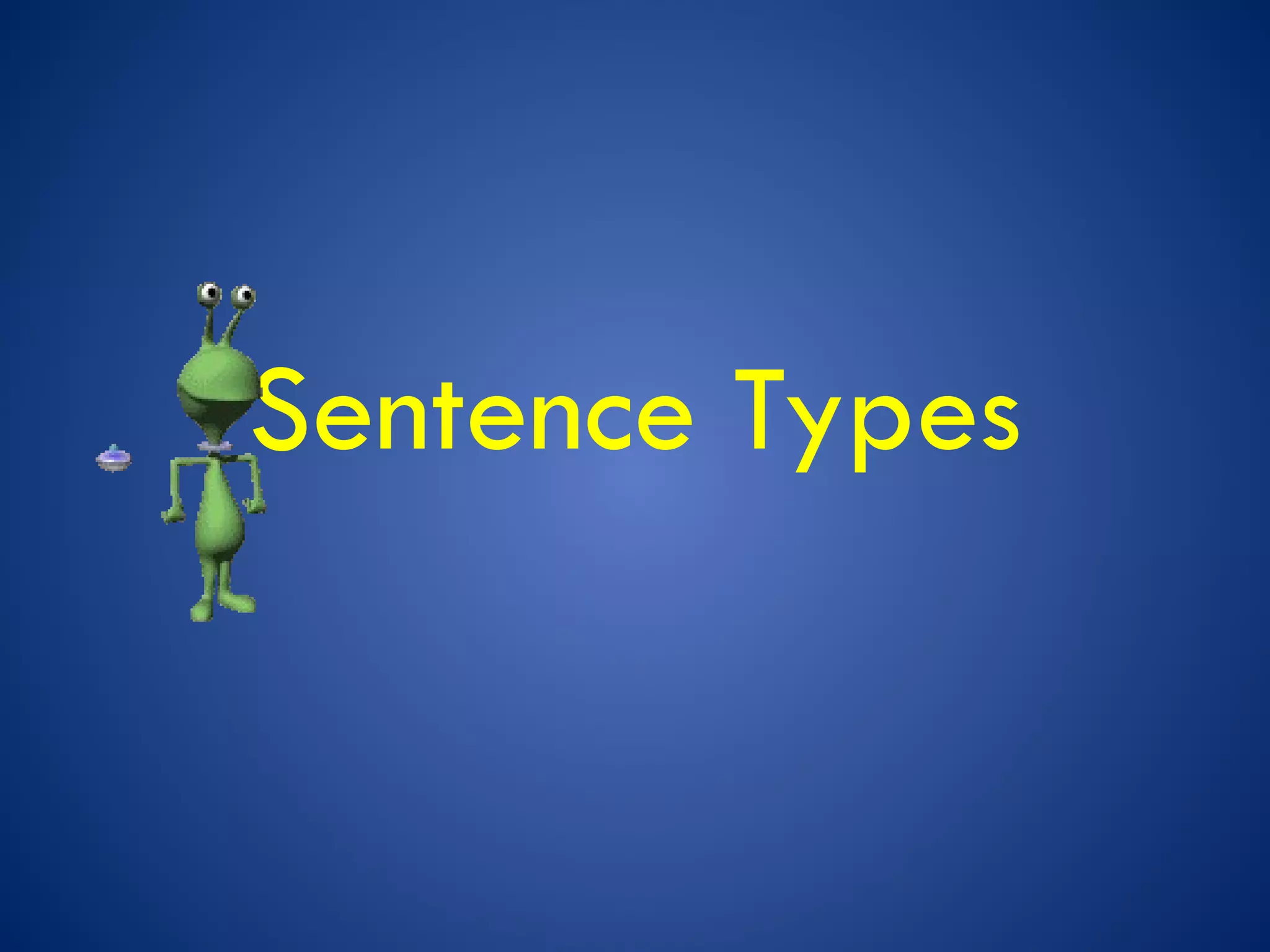 Kids' sentence types | PPT