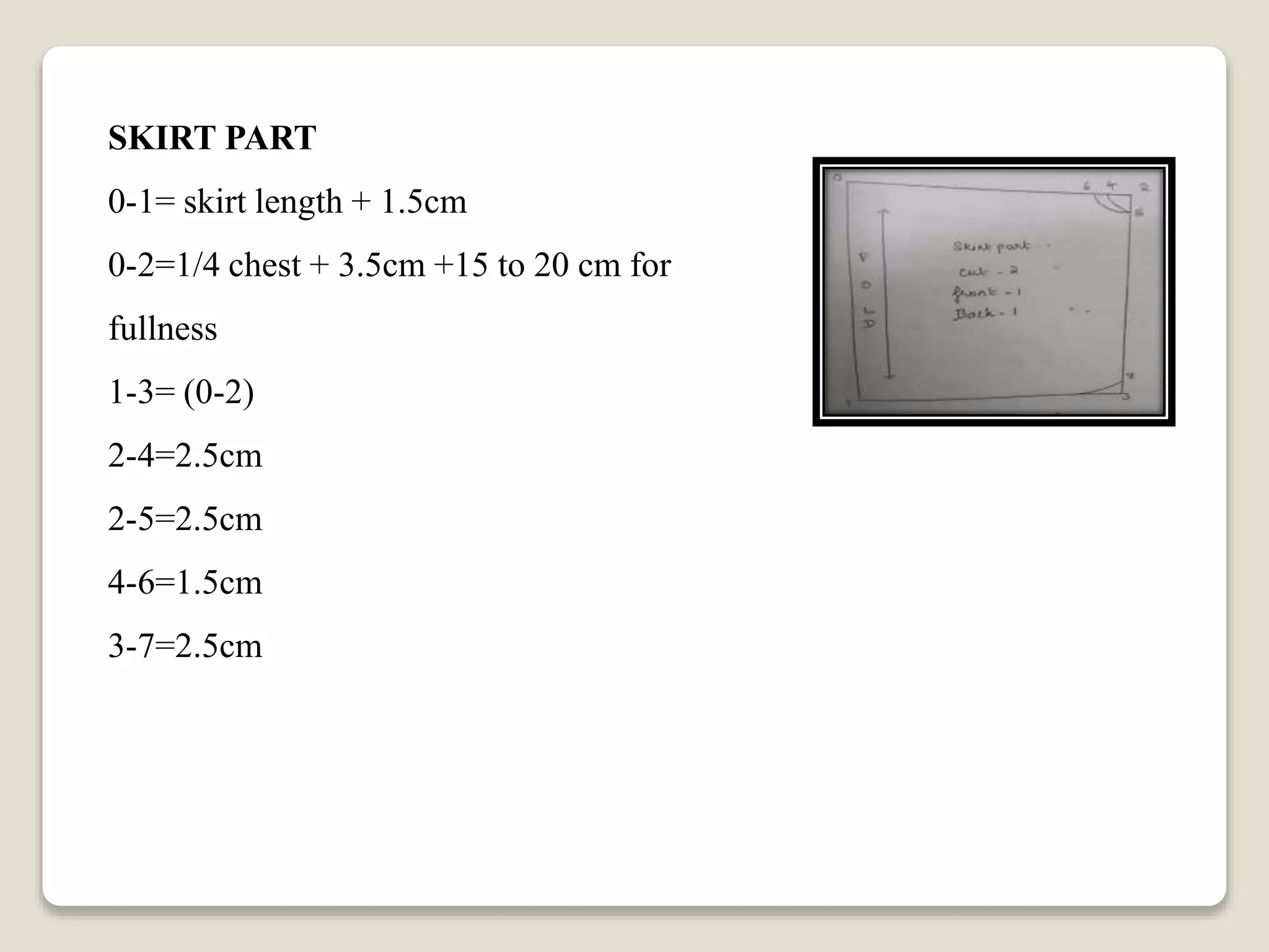 pattern drafting and stitching procedure for yoke frock | PPTX