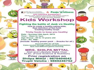 KIDS WORKSHOP DETAILS | PPTX