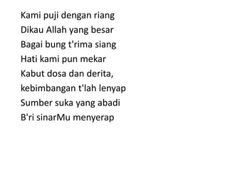 Kidung jemaat | PPTX