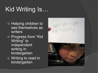 Kid writing | PPTX