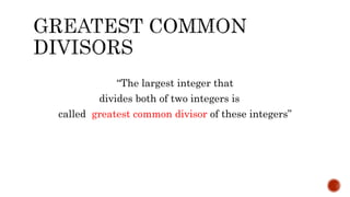 Number Theory | PPTX