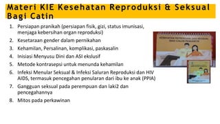 Konseling kesehatan reproduksi bagi calon pengantin | PPTX