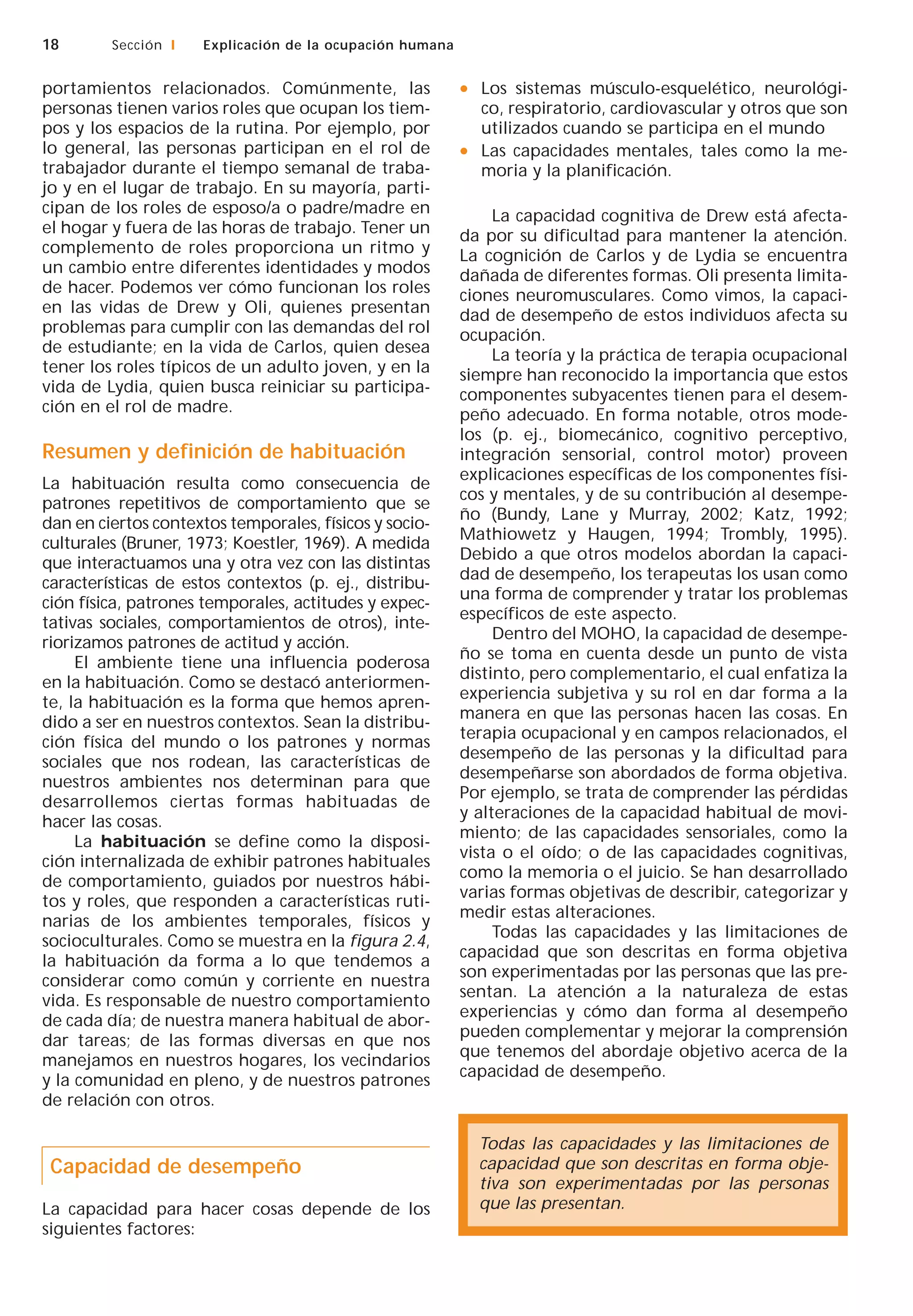MOHO model ode ocupaciòn humana -Kielhofner | PDF | Family and ...