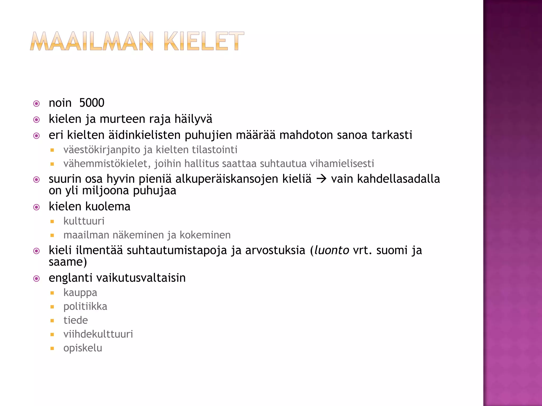 Kieli | PPTX