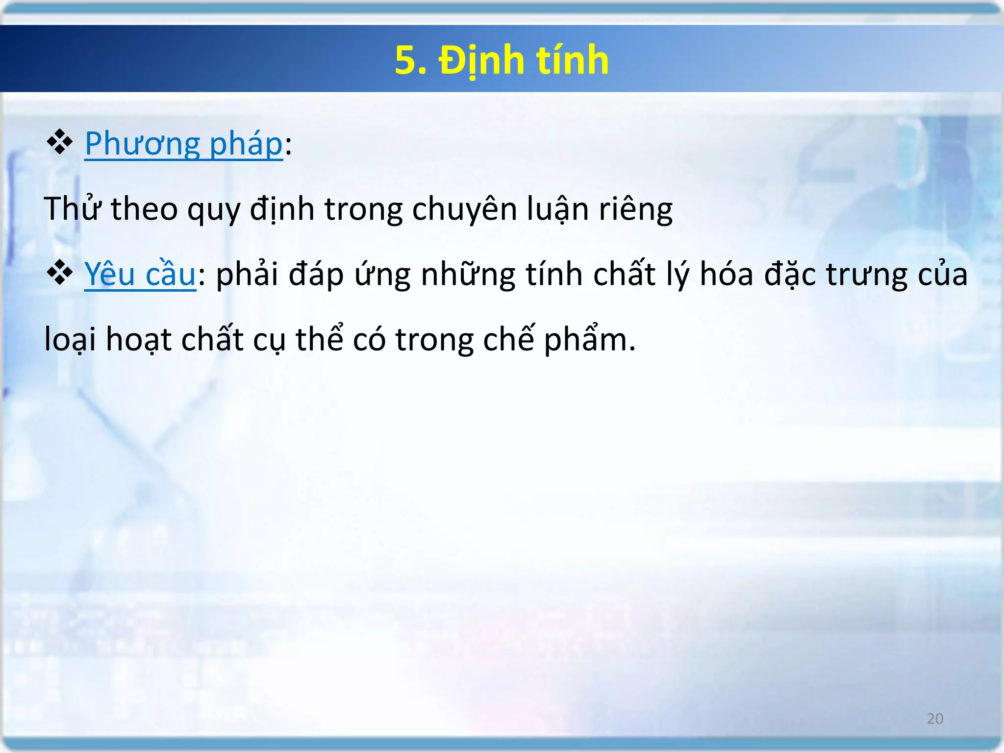 Kiem nghiem thuoc dang long thuoc dat thuoc mo thuoc nho mat | PDF