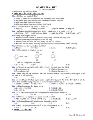 Kiem tra 1 tiet ancol phenol (1) | PDF