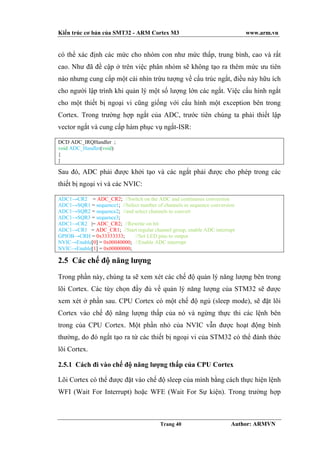 Kien truc-co-ban-cua-stm32-arm-cortex-m3 | PDF