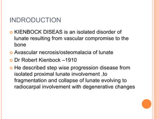 Kienbock disease | PPTX