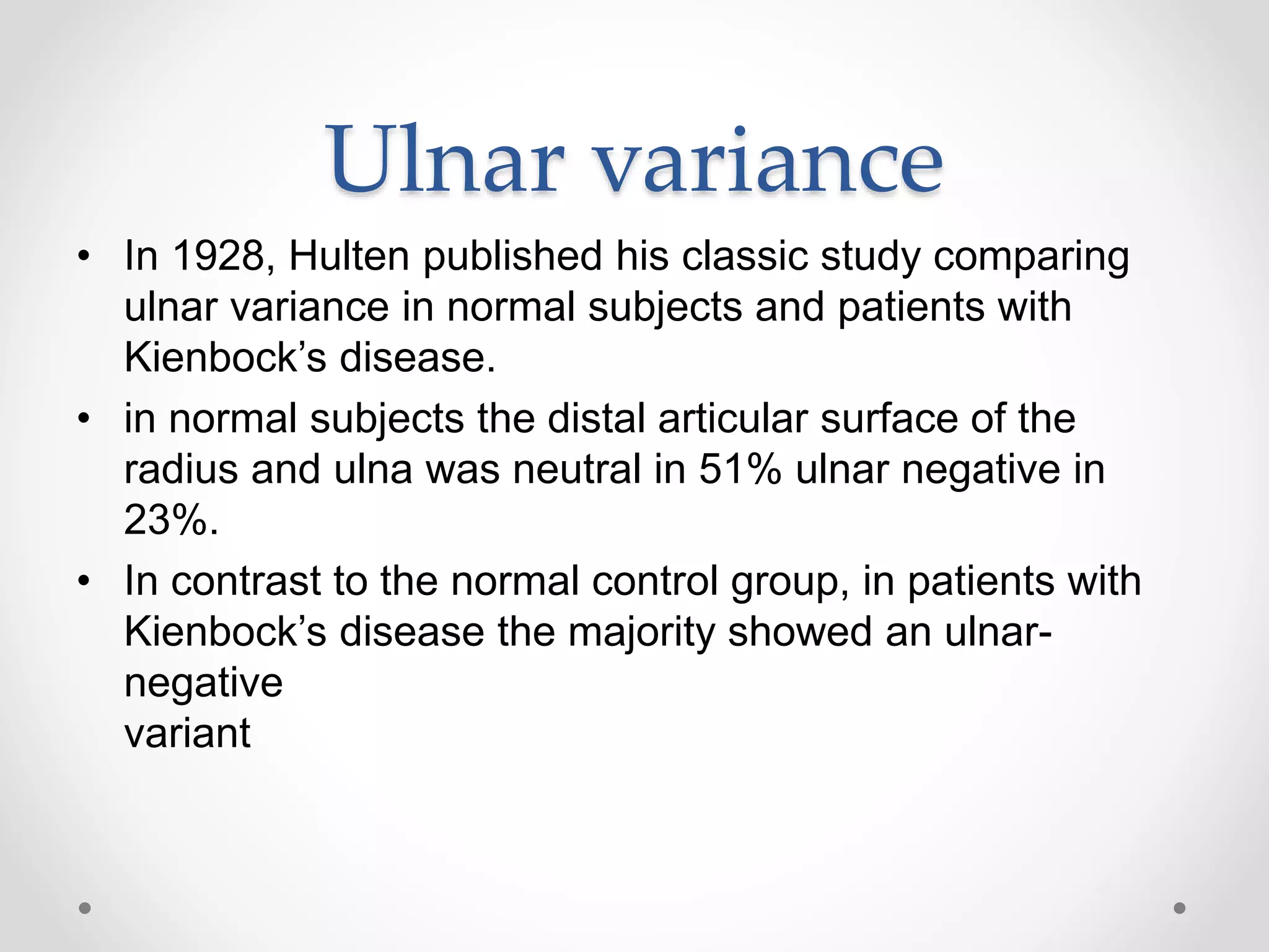 Kienbock's disease | PPTX