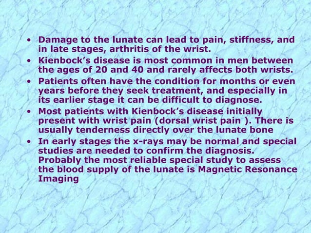 Kienbock's disease.ppt
