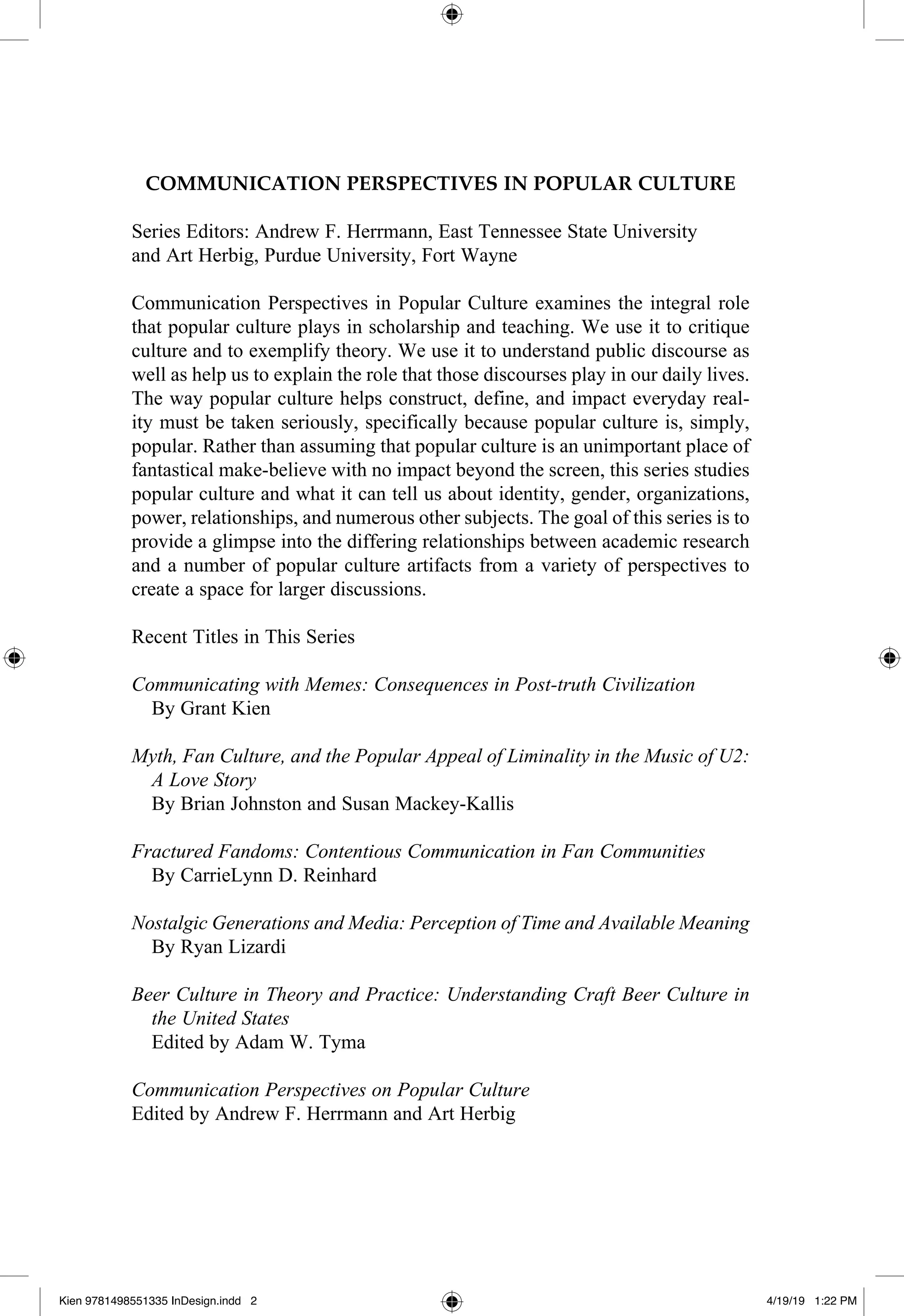 Communicating with Memes: Consequences in post-truth civilization | PDF