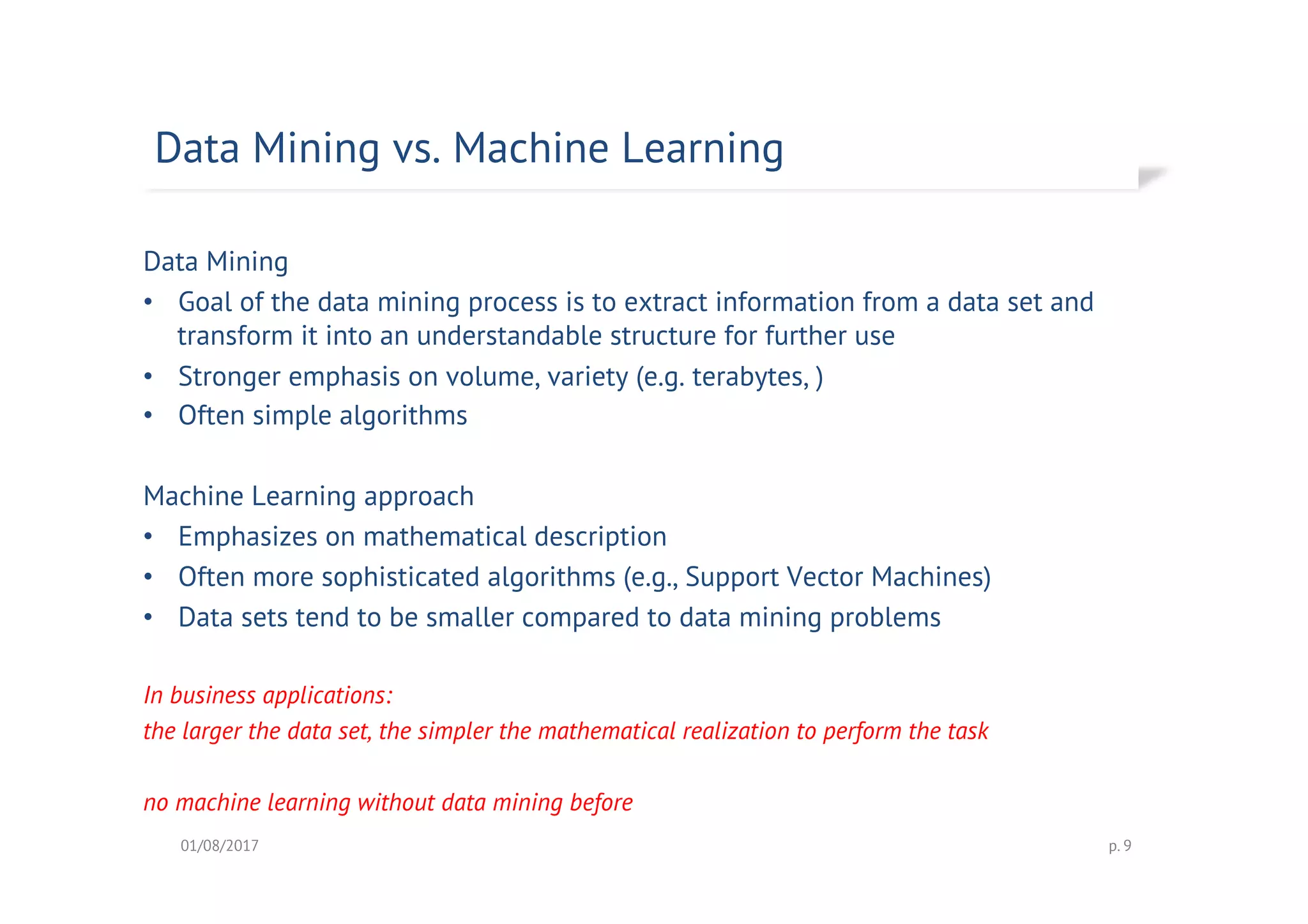 Machine Learning part1 - Introduction to Data Science | PPT