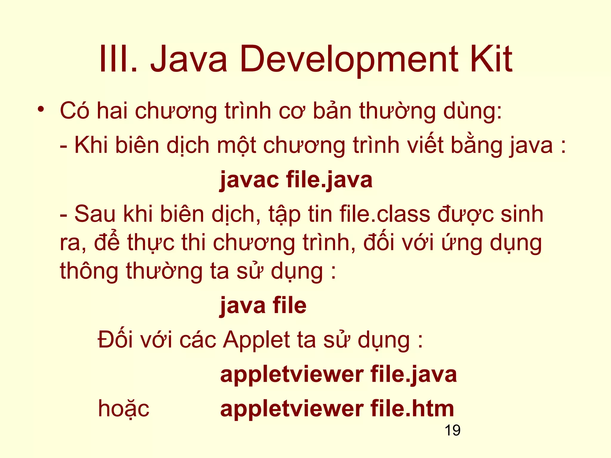 gioi thieu ve java | PPT