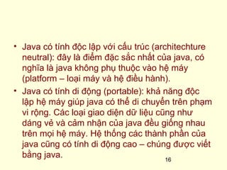 gioi thieu ve java | PPT
