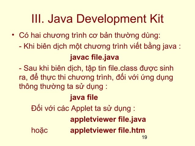 gioi thieu ve java | PPT