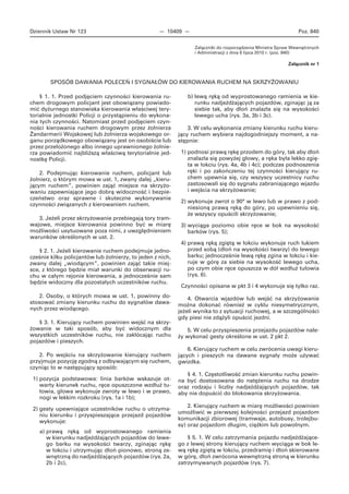 Kierowanie ruchem drogowym przez policjanta - Polska | PDF