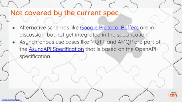 [WSO2Con EU 2018] OpenAPI Specification 3 - The Evolution of Swagger | PPT